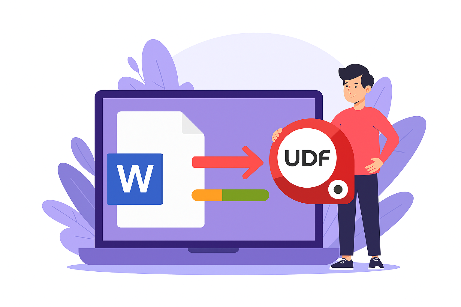 Word to UDF - Online Converter